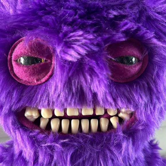 Fuggler | Toys | Purple Mr Buttons Spinmaster Fuggler Plush Real ...